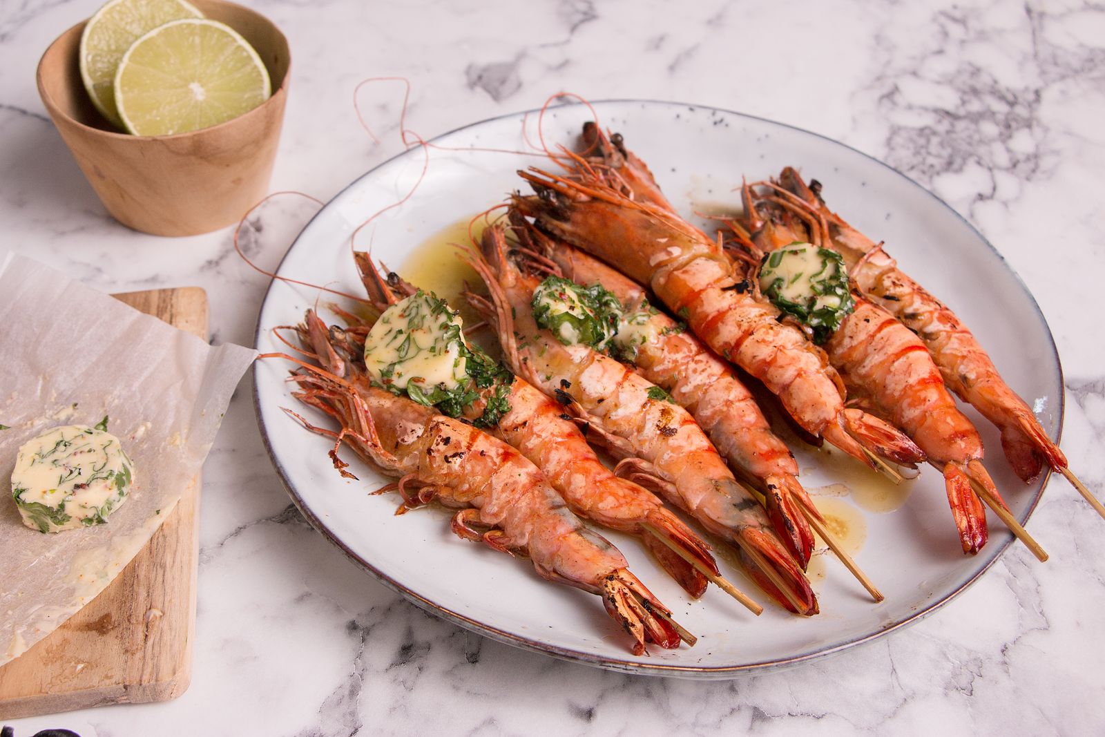 Herb & Chilli Butter on BBQ Prawns Recipe | Kerrygold Ireland