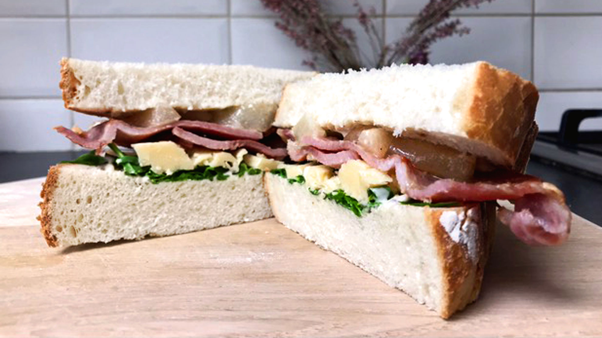 Pear, cheddar & bacon sandwich Recipe | Kerrygold Ireland