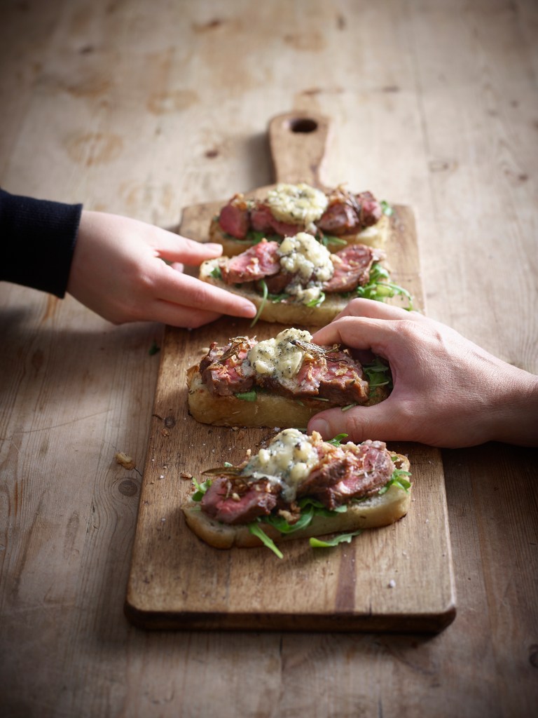 Seared Lamb and Blue Cheese Butter Open Sandwiches Recipe | Kerrygold UK