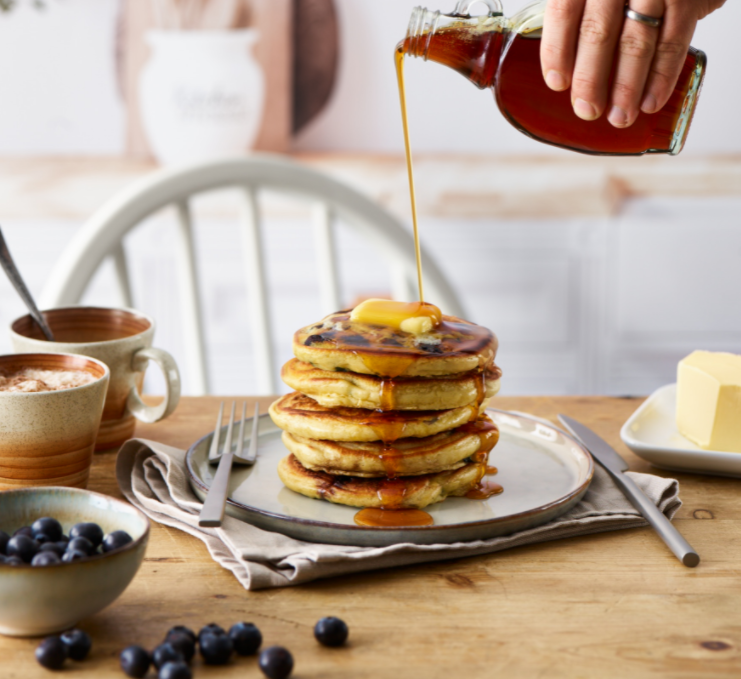 Blueberry Pancake Stack Recipe | Kerrygold UK